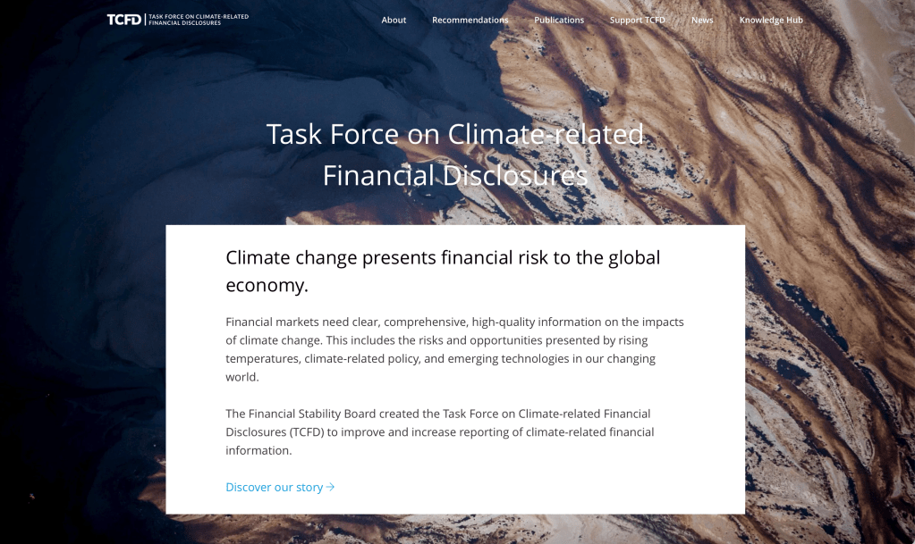 What is TCFD (the Task Force on Climate-Related Financial Disclosures ...