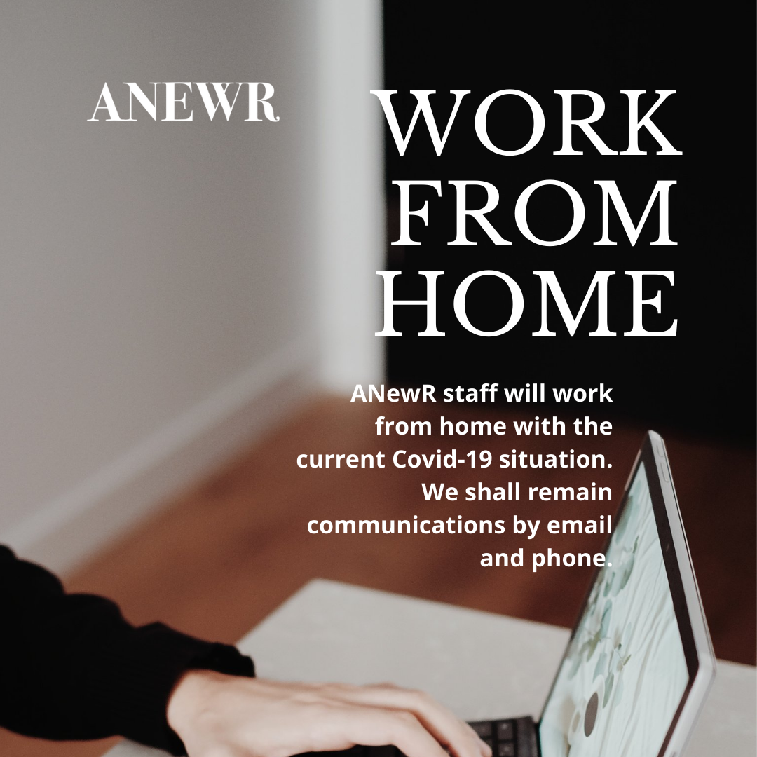 Work-from-home notice – ANewR Consulting